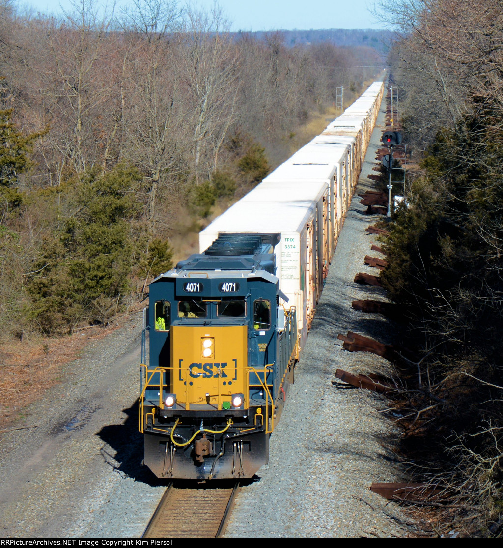 CSX 4071 Q141 Juice Empties